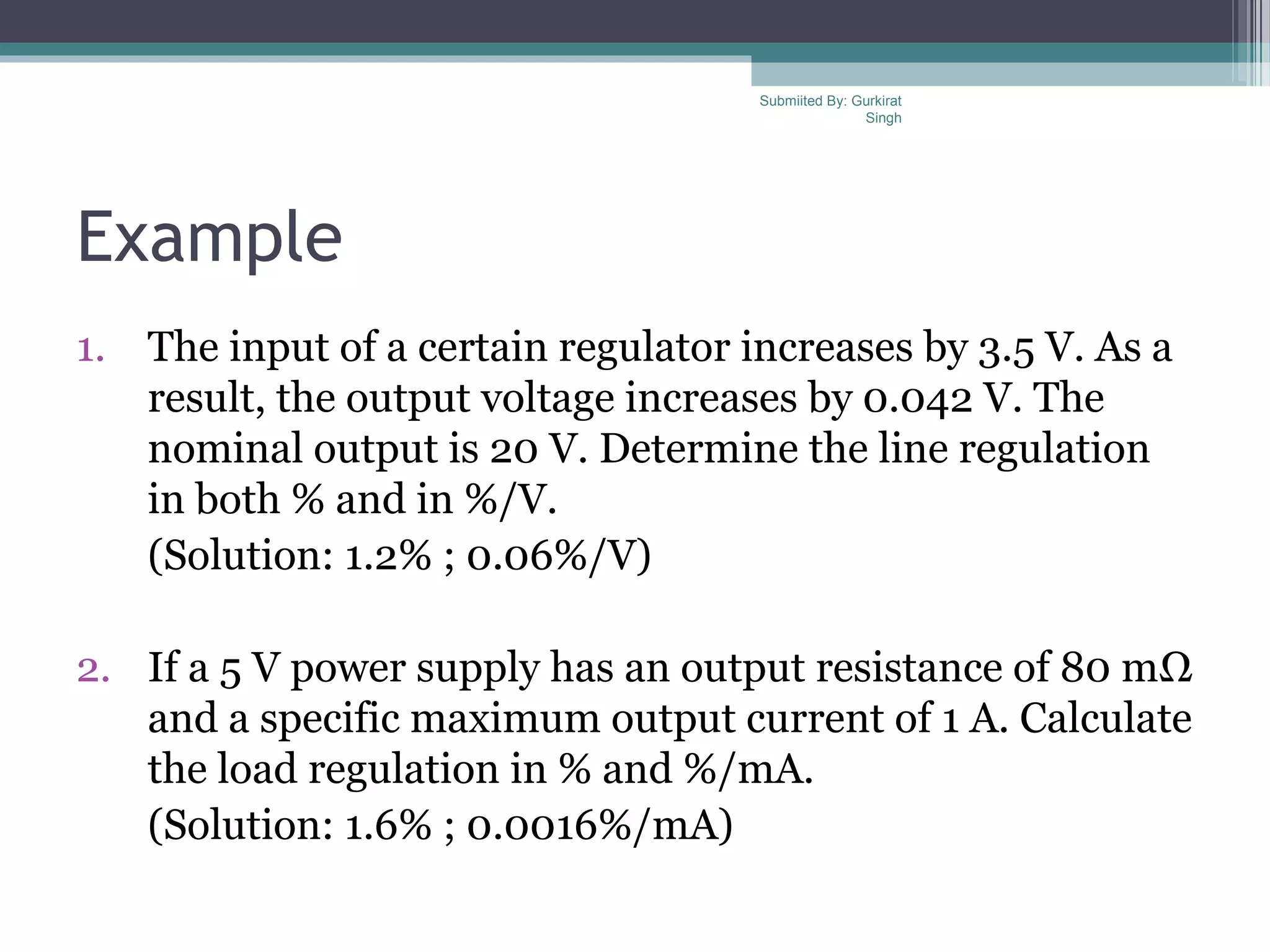 Voltage Regulators ppt | PPT