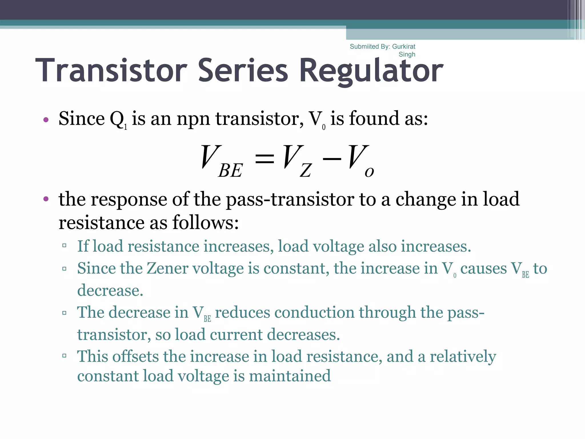 Voltage Regulators ppt | PPT