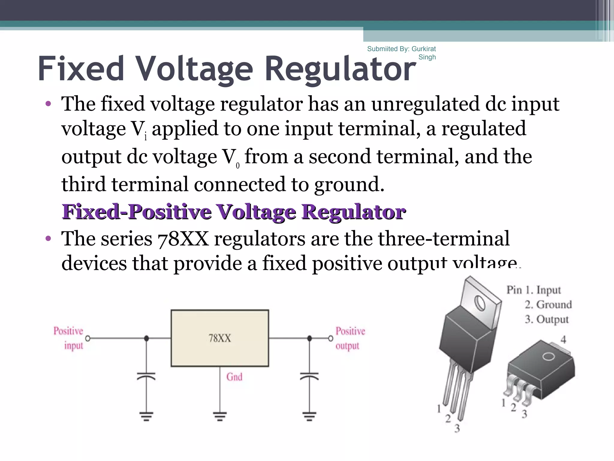 Voltage Regulators ppt | PPT