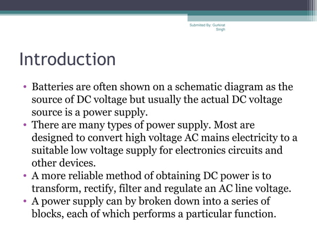 Voltage Regulators ppt | PPT