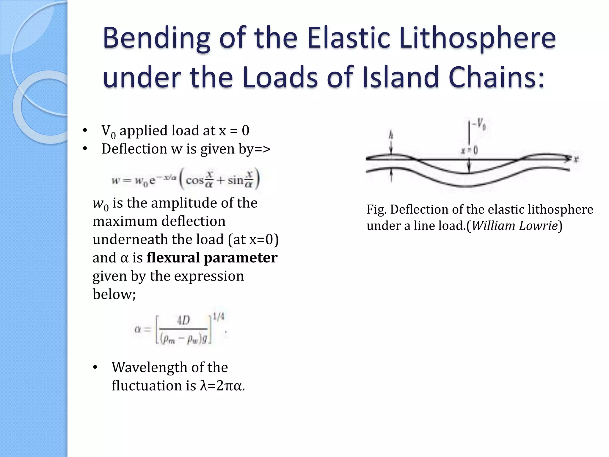 Isostasy and Flexure Of Lithosphere: Estimation Of Effective Elastic ...