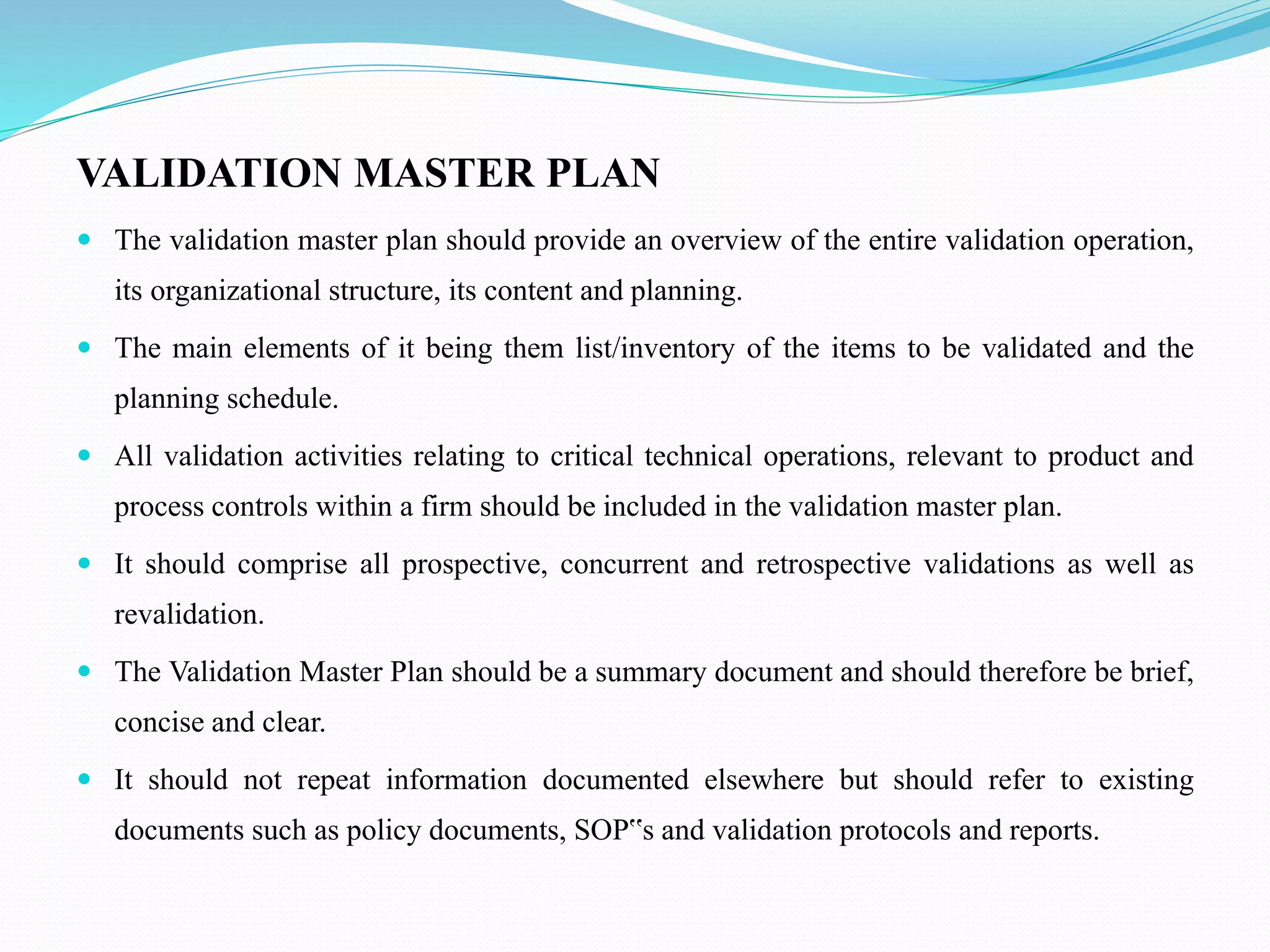 Pharmaceutical validation, Quantification, streamlining, validation ... Pharmaceutical validation, Quantification, streamlining, validation ...