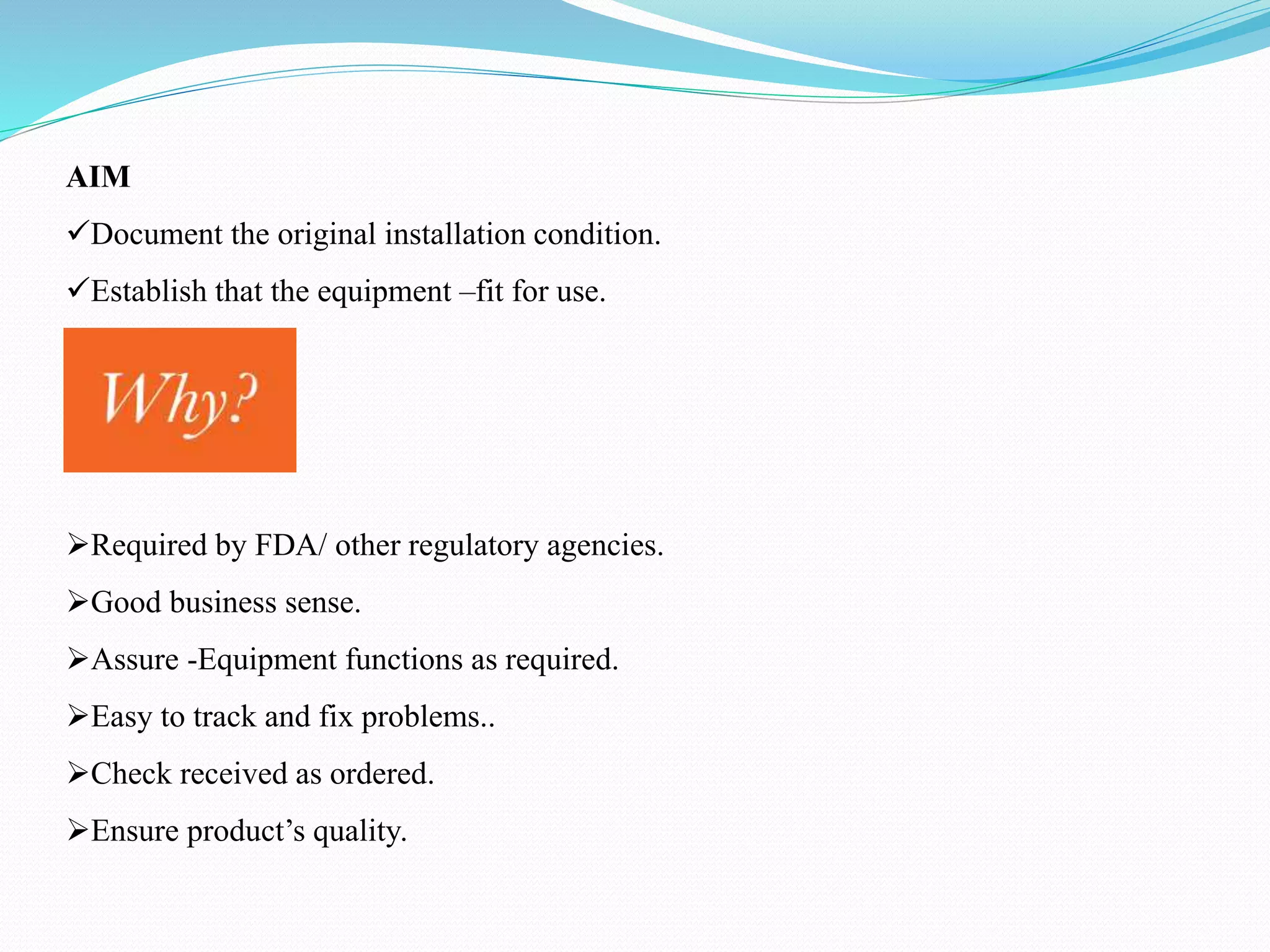 Pharmaceutical validation, Quantification, streamlining, validation masterplan. | PPTX