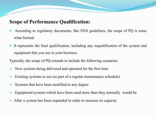 Pharmaceutical validation, Quantification, streamlining, validation masterplan. | PPTX