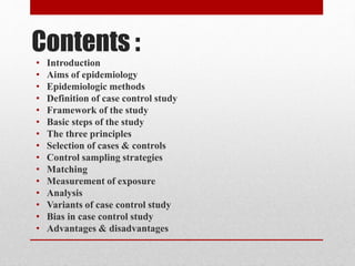 Seminar case control study | PPTX