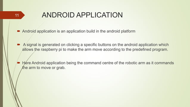 raspberry pi and robots | PPTX | Operating Systems | Computer Software and Applications