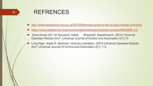 raspberry pi and robots | PPTX | Operating Systems | Computer Software and Applications