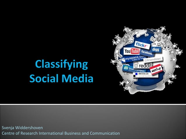 Seminar classifying social media | PPT