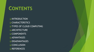 Seminar cloud computing | PPTX