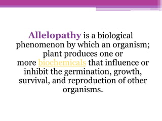 ALLELOPATHY | PPTX