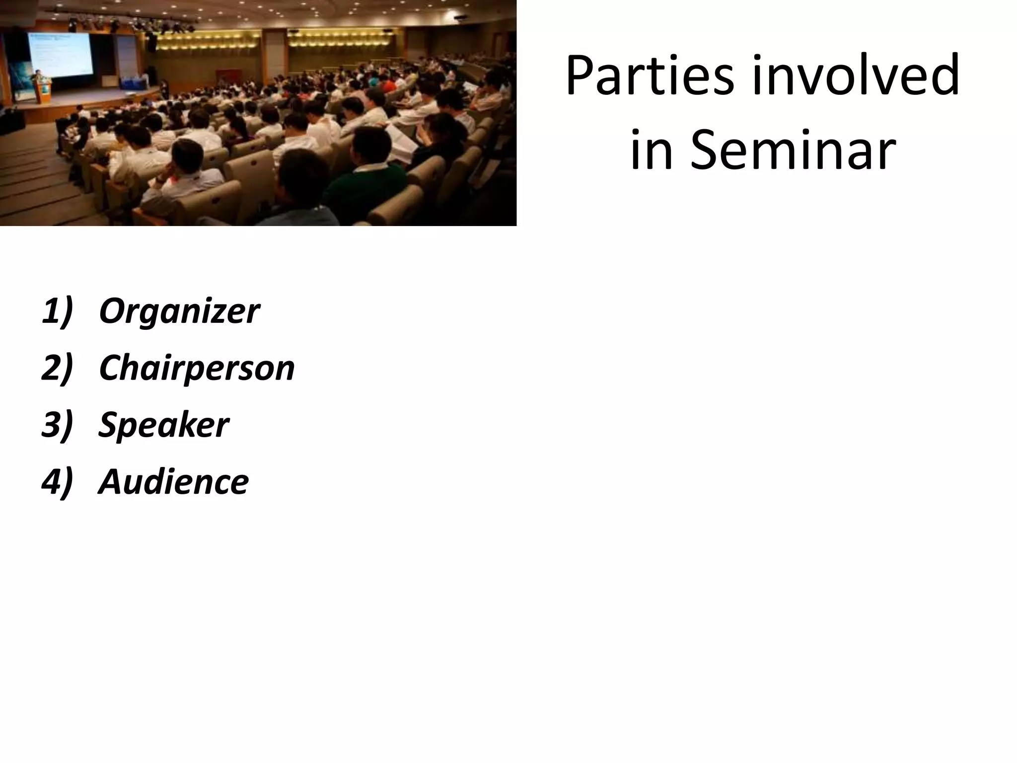 Seminar, Conference & Presentation by Mukul Gupta | PPTX