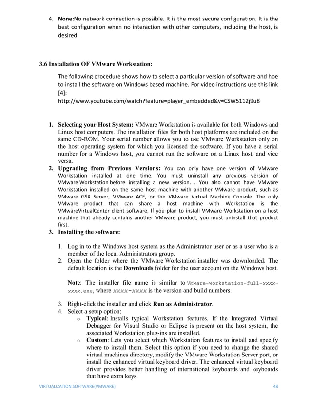Virtualization Using Vmware Workstation And Cloud Computing Docx Computer Software And