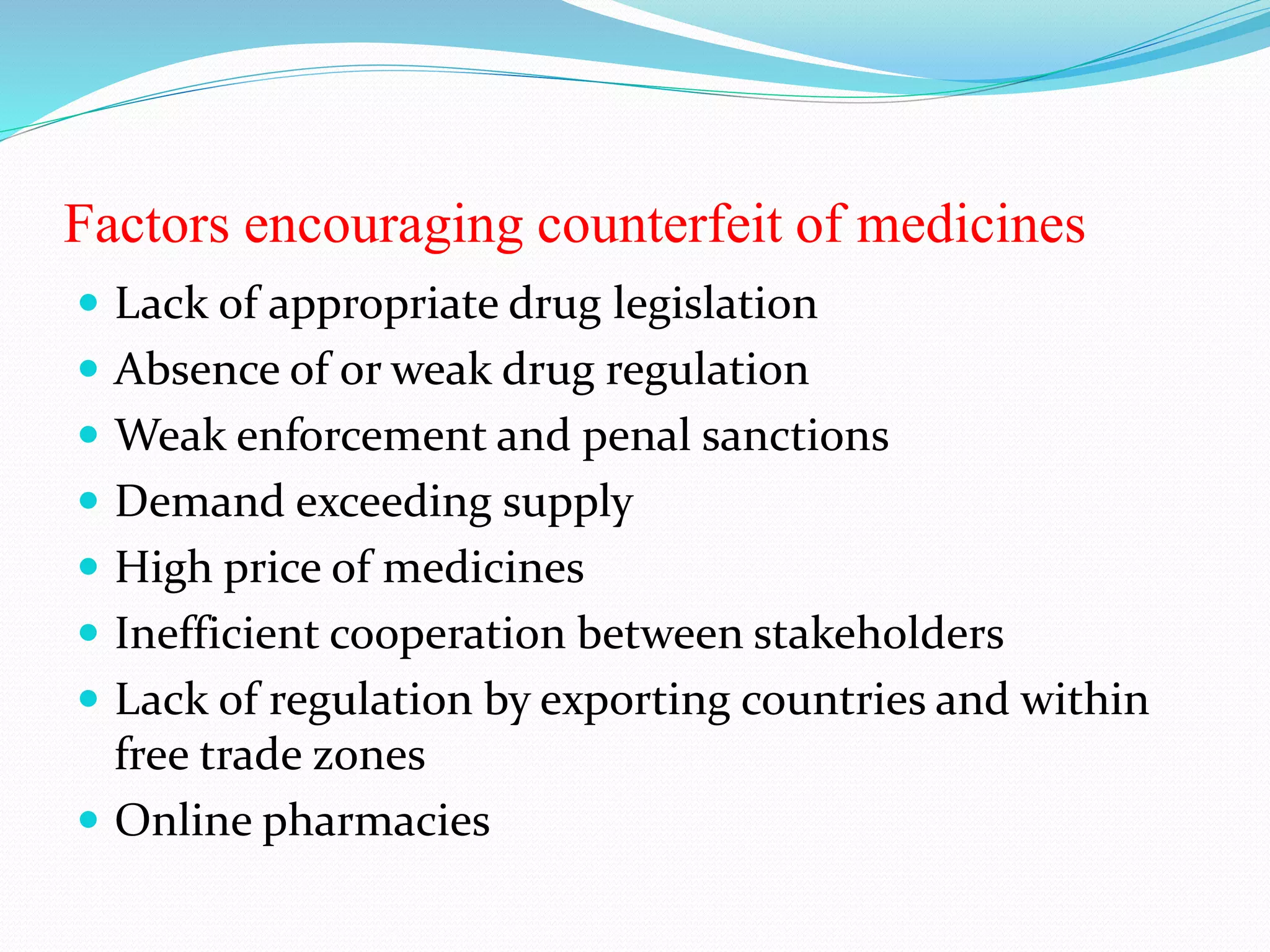 Counterfeit medicines | PPTX