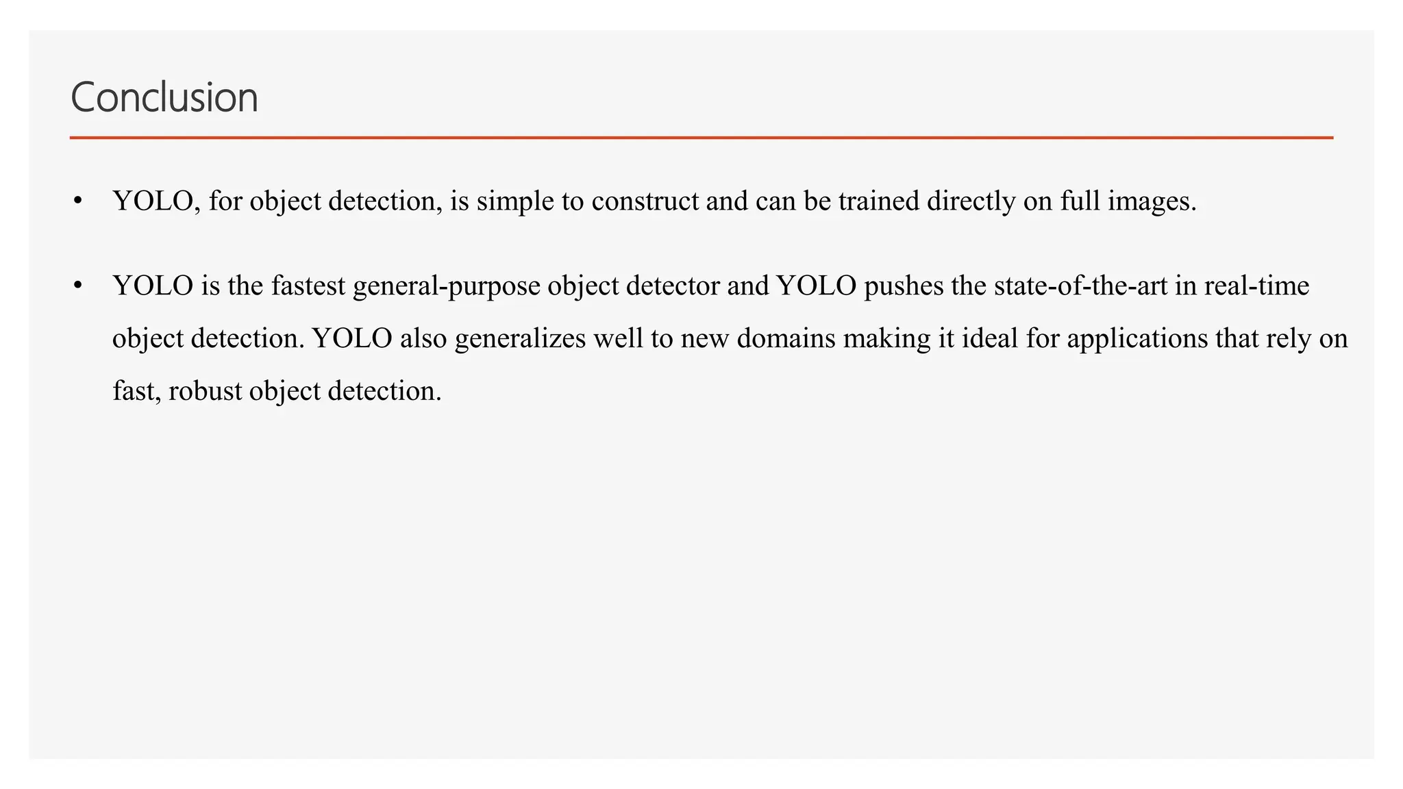 Seminar Course Presentation On Yolo Algorithm For Object Detection Pptx Computing