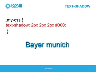 CSS3: Common problems and best practices | PPT