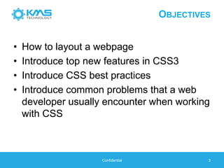 CSS3: Common problems and best practices | PPT