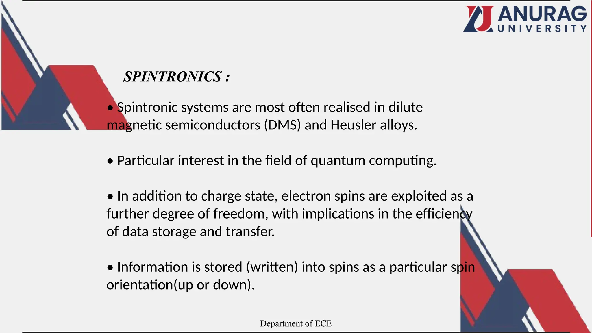 SEMINAR_D49..pptx its about spintronics , | PPTX