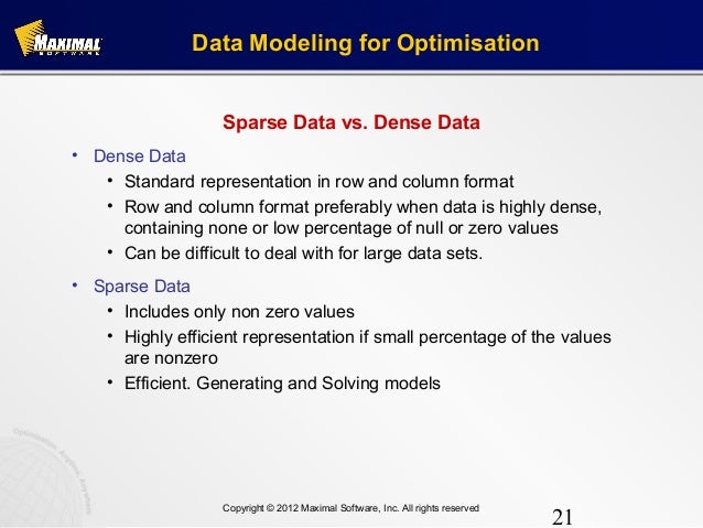 Seminar: Data Modeling for Optimization with MPL - Oct 2012