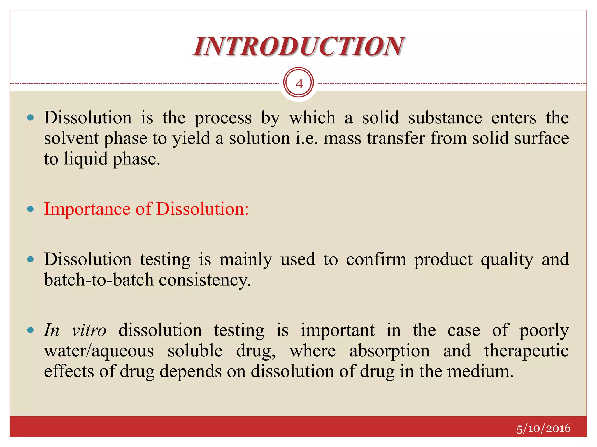 Seminar on Dissolution Media | PPTX