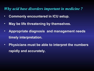 Seminar (dr. santosh) medicine practical approach to acid base ...