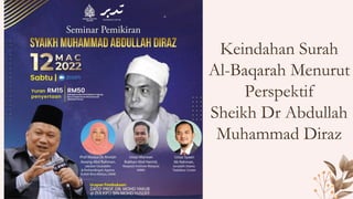 Seminar Dr Abdullah Diraz | PPT