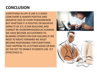 ...Droyn Chand...IMPACT OF ICT ON STUDENTS ACADEMIC PERFORMANCE | PPT