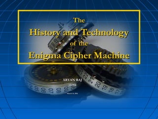 enigma cipher machine | PPT