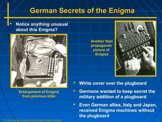 enigma cipher machine | PPT | Death, Injury, or Military Conflict ...
