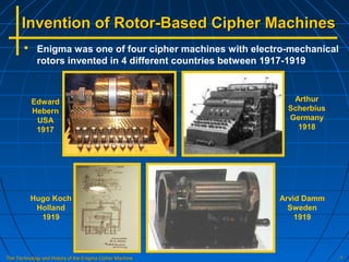 enigma cipher machine | PPT