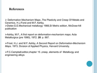 dislocation-Deformation Mechanism Maps for Bulk Materials | PPT