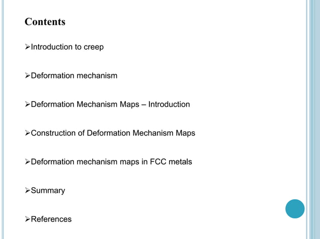 dislocation-Deformation Mechanism Maps for Bulk Materials | PPT