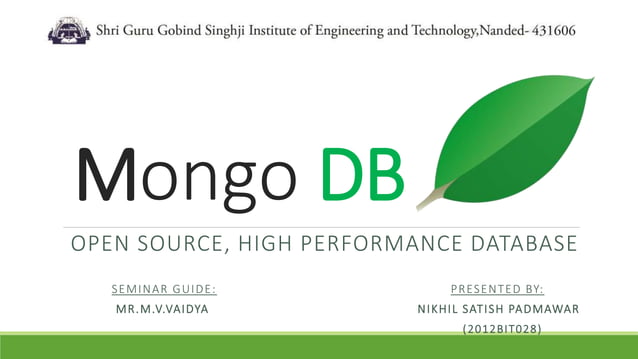 MongoDB | PPTX