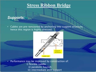 stress ribbon bridge by kaiser malik | PPT