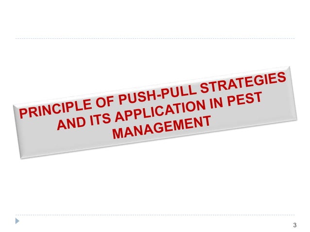 Push- Pull strategy | PPTX