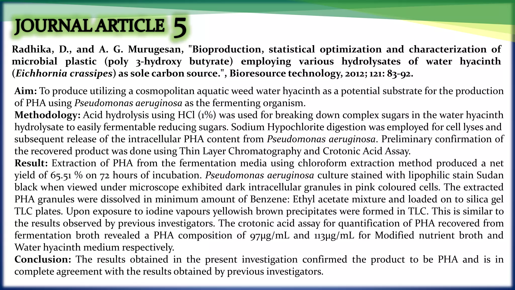 Bioplastics | PPTX