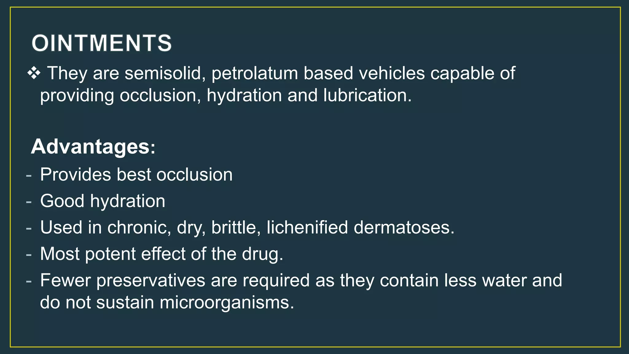 topical therapy in dermatology | PPTX
