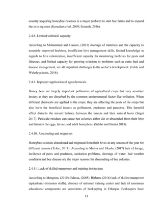 Review on challenges, opportunities and prospects of honeybee ...