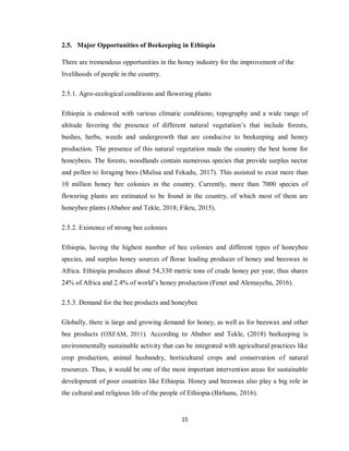 Review on challenges, opportunities and prospects of honeybee ...