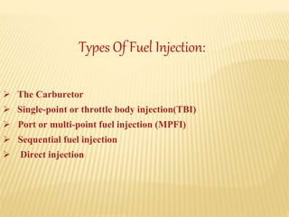 Gasoline direct injection | PPTX