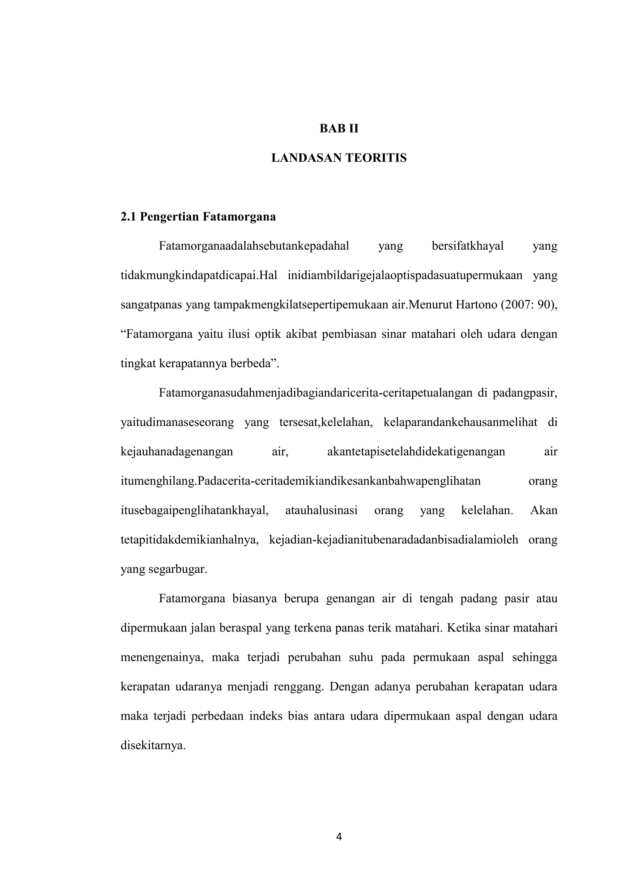 Jenis-Jenis Fatamorgana dan Proses Terjadinya | DOCX