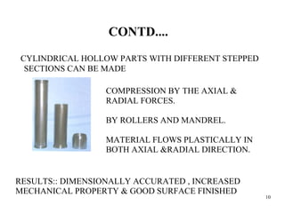 Seminar flow forming | PPT