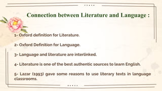 ELT Through Literature. | PPTX