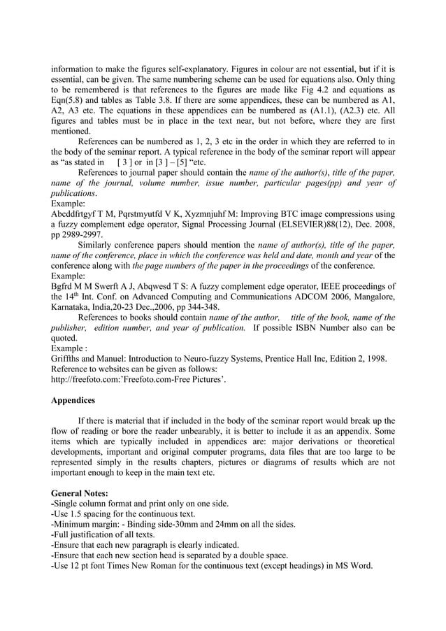 SEMINAR FORMAT-final.doc | Desktop Publishing | Computer Software and Applications