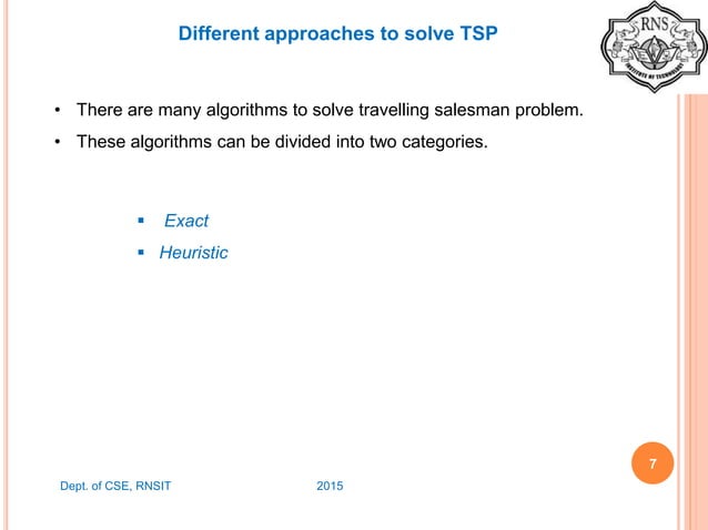 ABC-GSX:Hybrid method to solve TSP | PPT