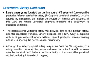 endovascular treatment of giant brain aneurysm | PPTX
