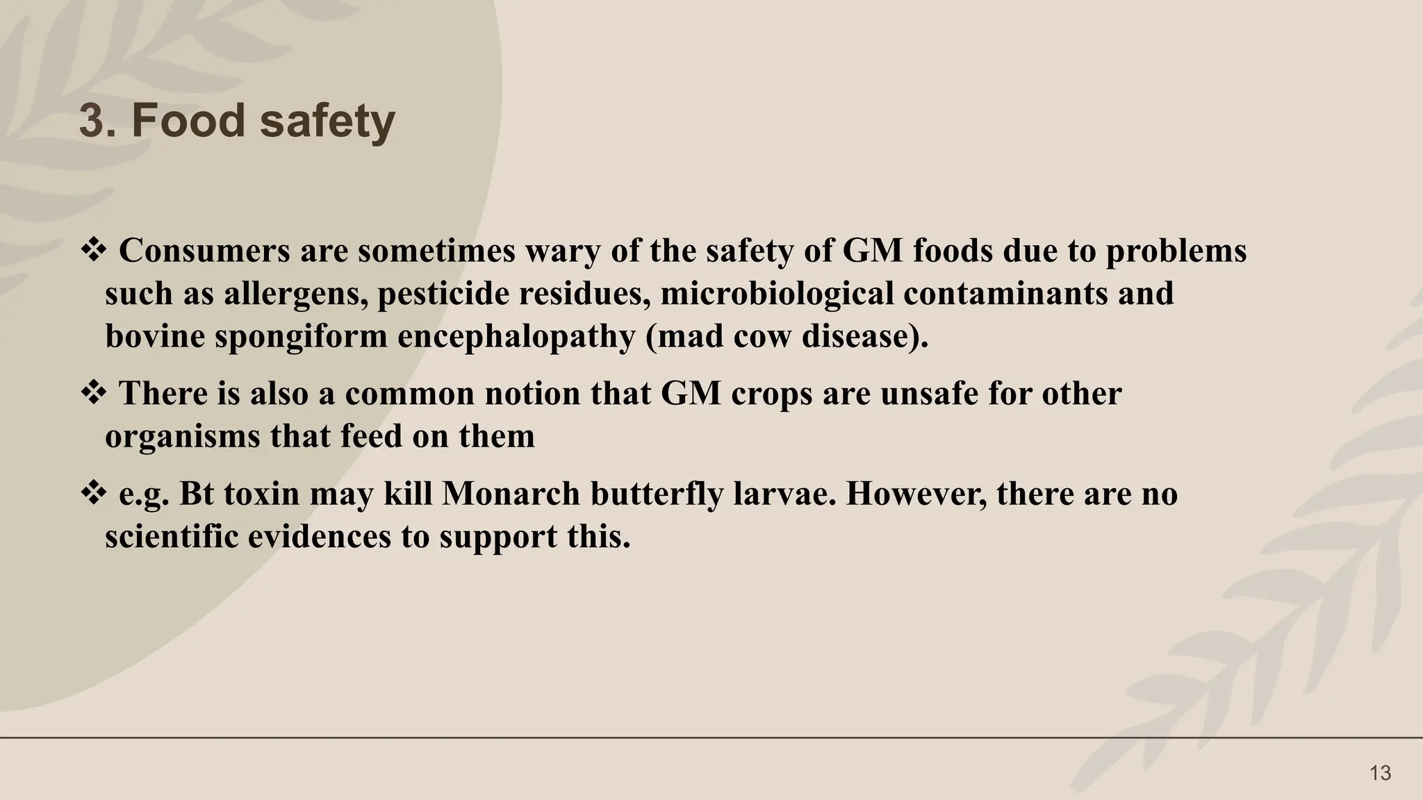 Ethical issues associated with Genetically Modified Crops and ...