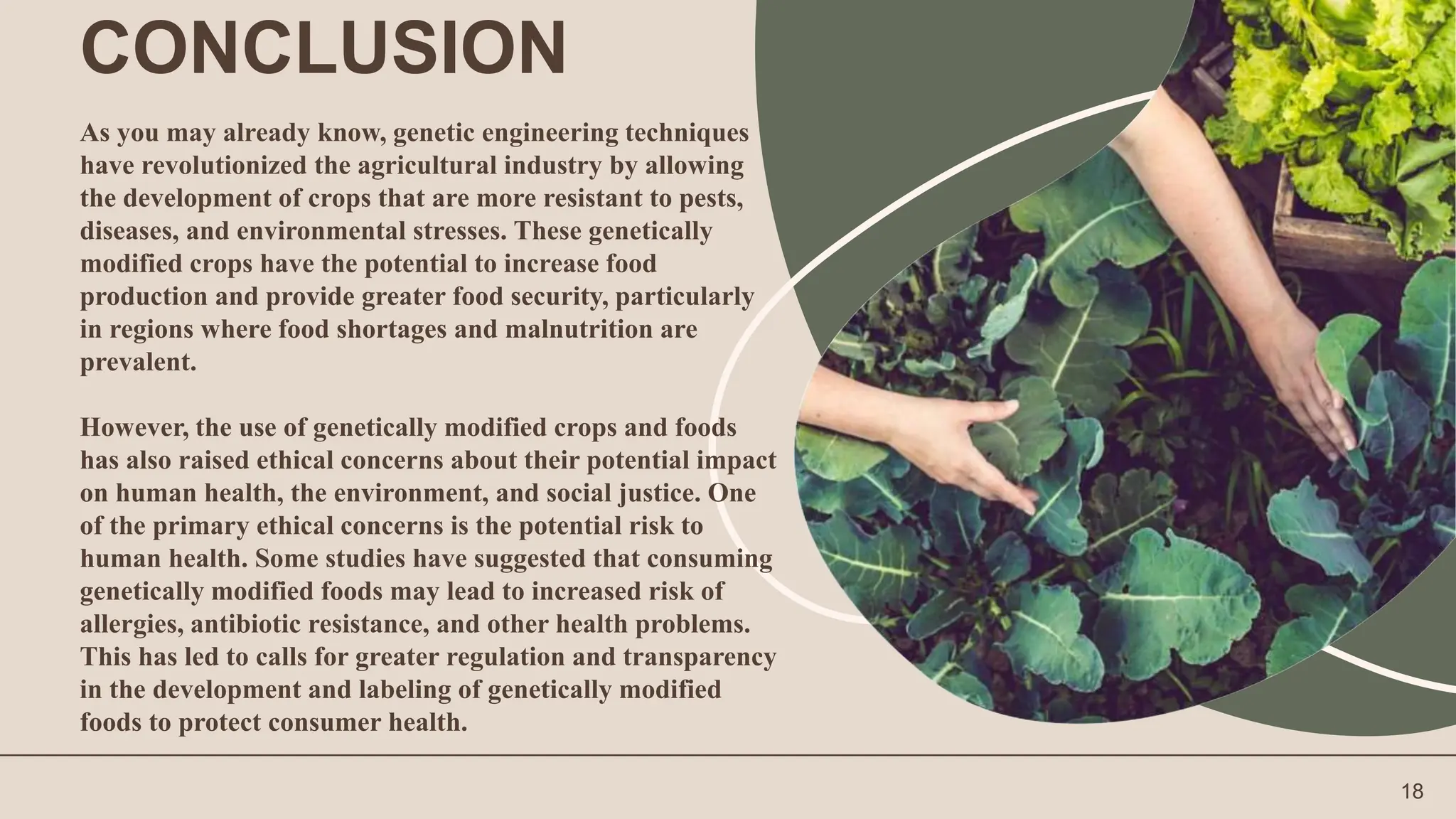 Ethical issues associated with Genetically Modified Crops and ...