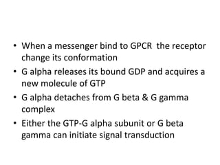 Seminar gpcr ppt | PPTX