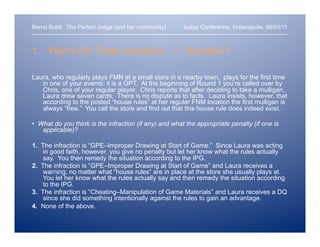 Seminar gp indianapolis_2011_perfect_judge | PDF | Fan Conventions | Events