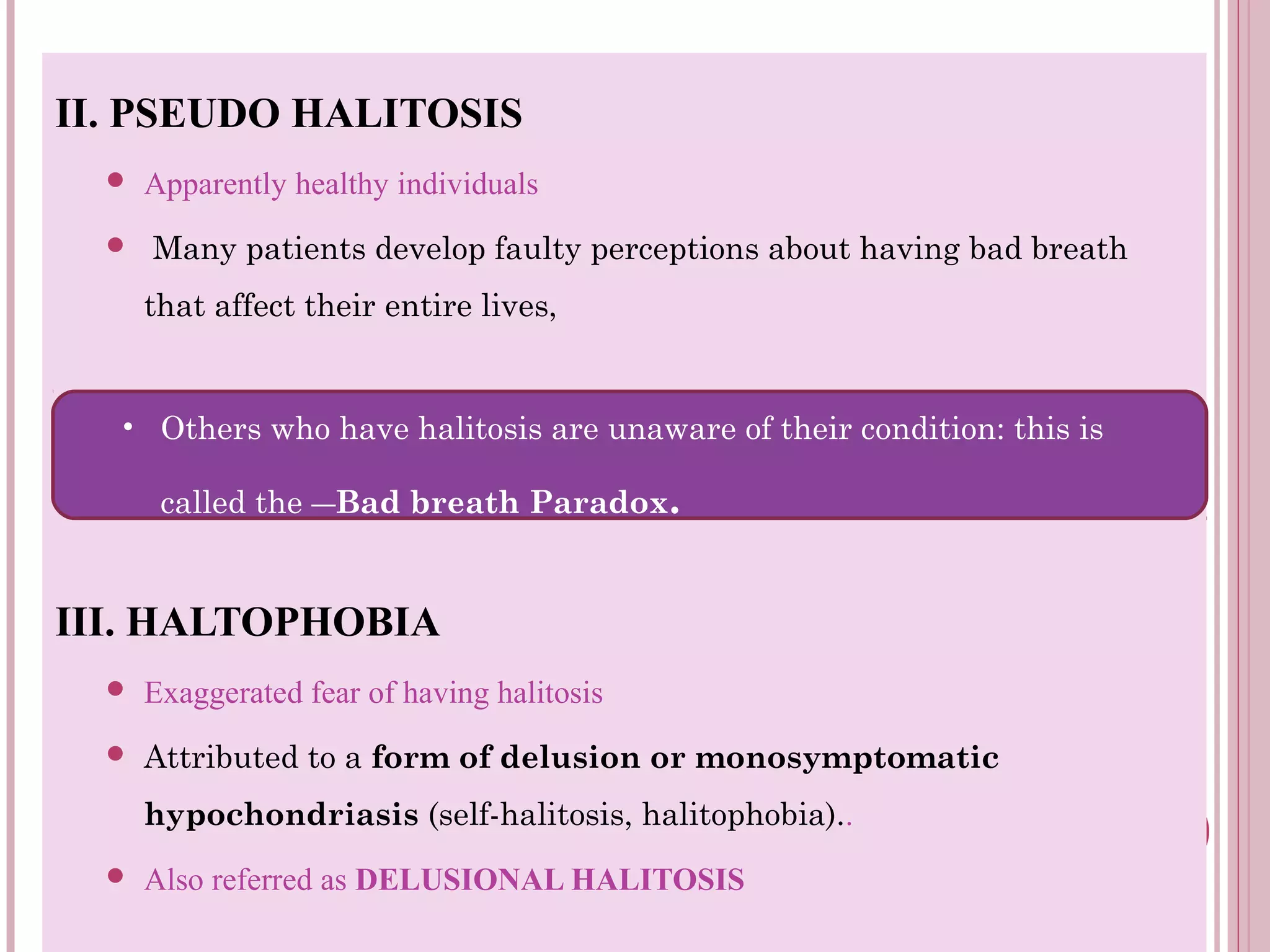 Seminar Halitosis | PPT